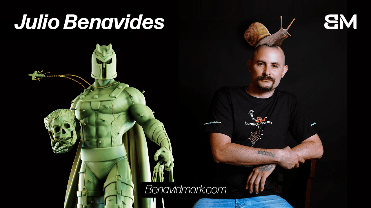 Julio Benavides | BENAVIDMARK | 3D Character, prop artist for film